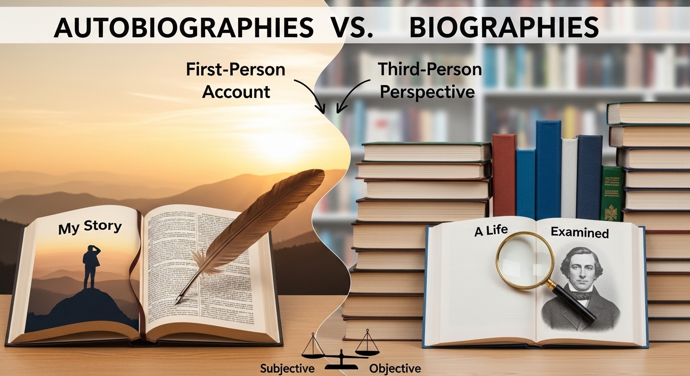 Autobiographies vs. Biographies : What’s the Difference?